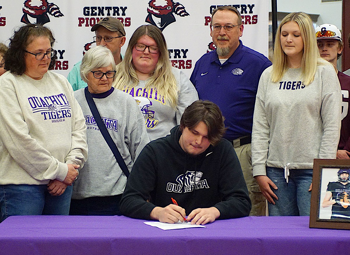 Signing to play college football | Westside Eagle Observer
