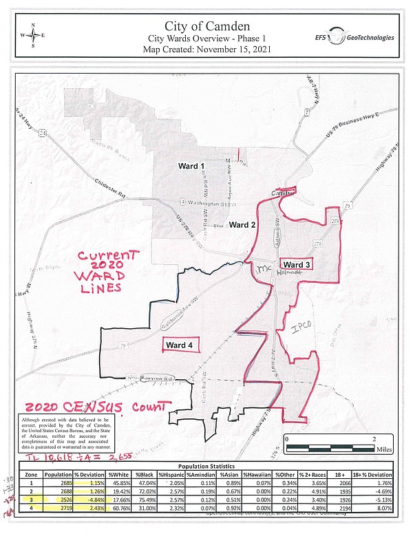 City of Camden to vote on proposal to redistrict wards | Camden News