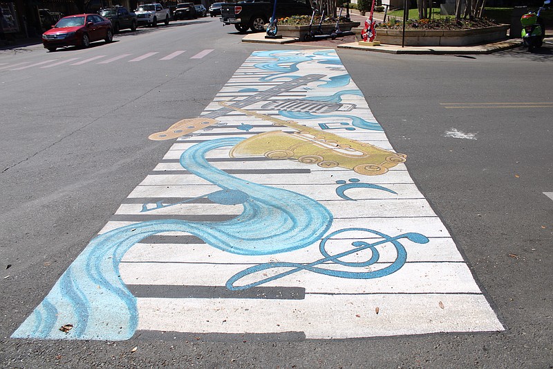 PHOTOS: New crosswalk art completed | El Dorado News
