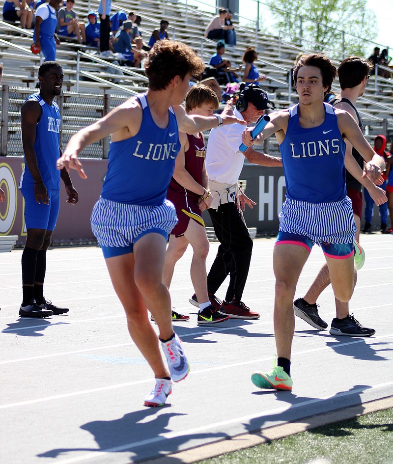 WATCH: Lions relay team snaps school record | Hot Springs Sentinel Record
