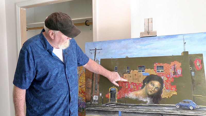 WATCH: Classically trained artist contributes talents to downtown’s ...