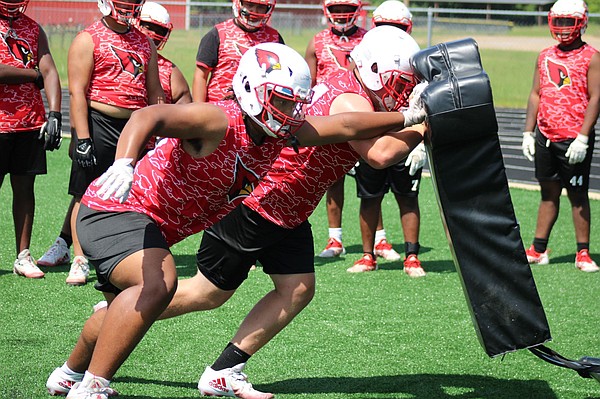 Camden Fairview Cardinals practicing through heat and obstacles ...