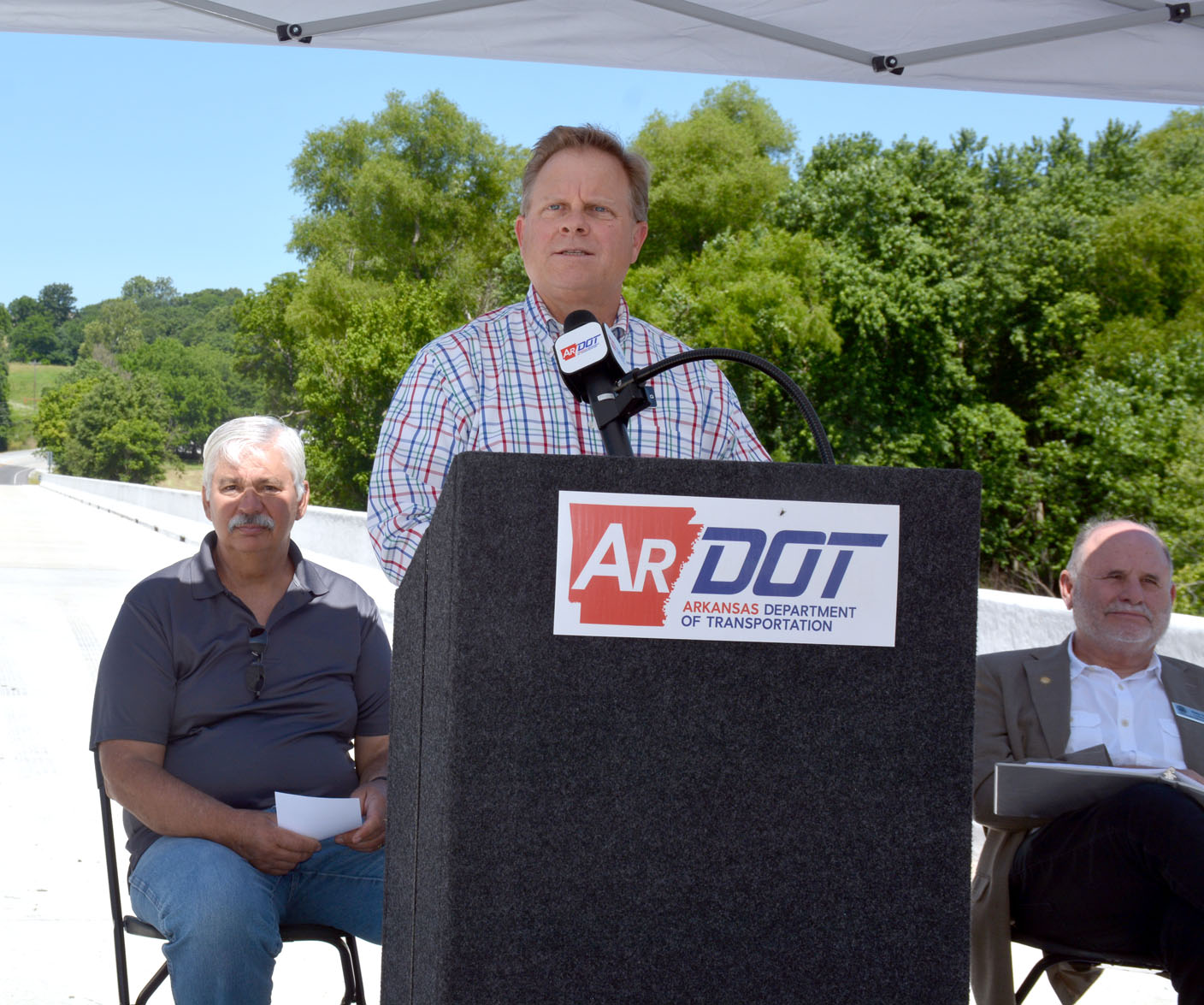 ArDOT holds ribbon cutting for Osage Creek Bridge | Westside Eagle Observer