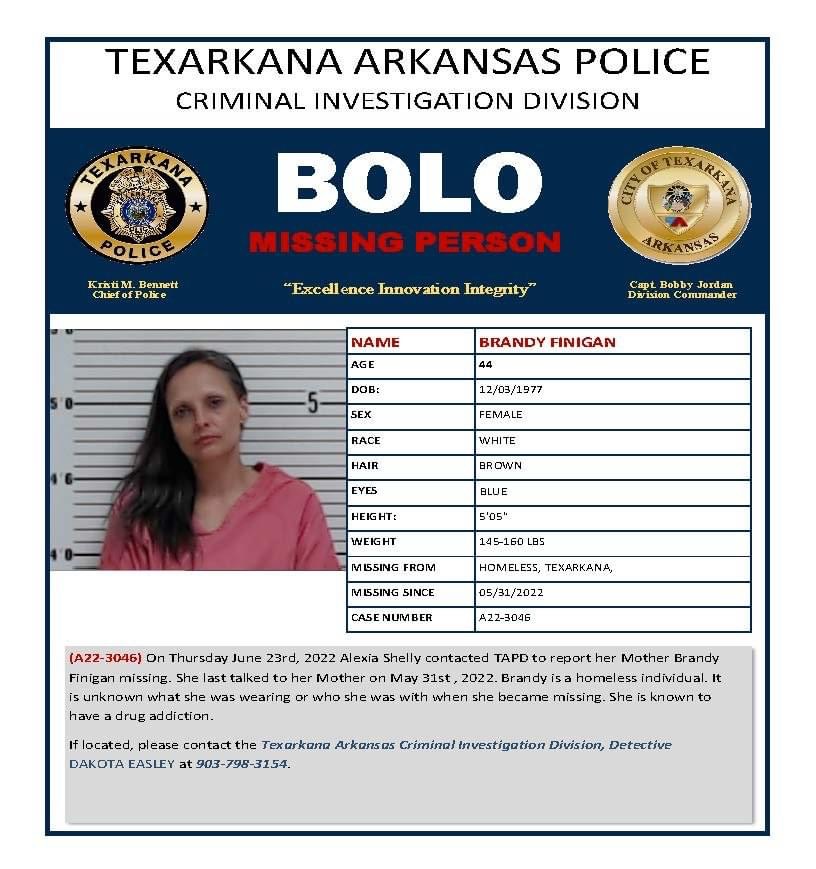 Police seek missing homeless woman | Texarkana Gazette