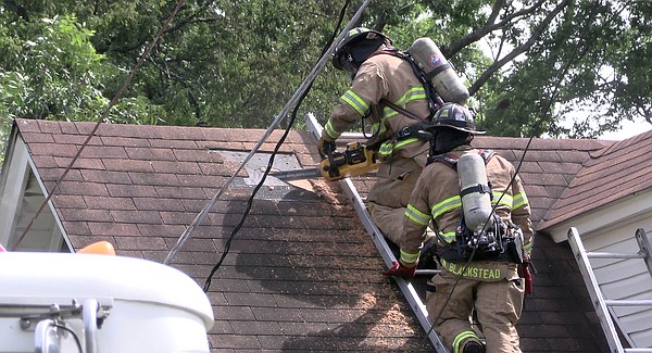 WATCH: HSFD battles house fire | Hot Springs Sentinel Record