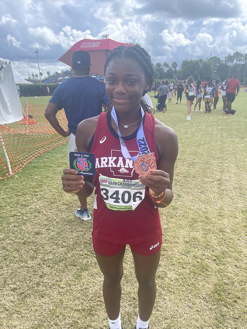 Young Lady Wolf hurdles into the Junior Olympics | Hot Springs Sentinel ...