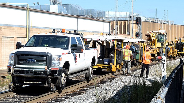 Railroad performs local rail repair of track damage | Westside Eagle ...