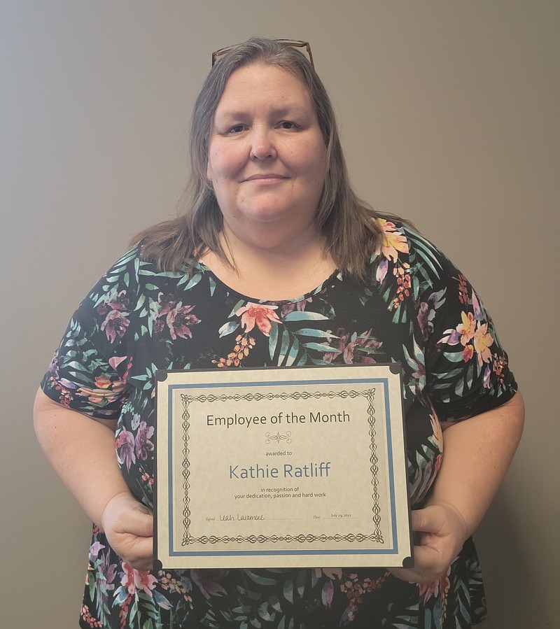 Ratliff named July employee of month