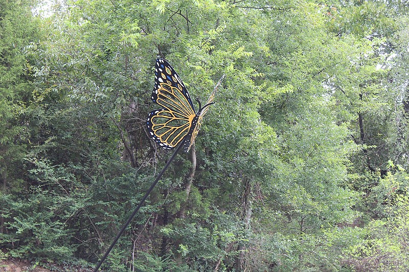 WATCH: Couple donates second butterfly monument | Hot Springs Sentinel ...