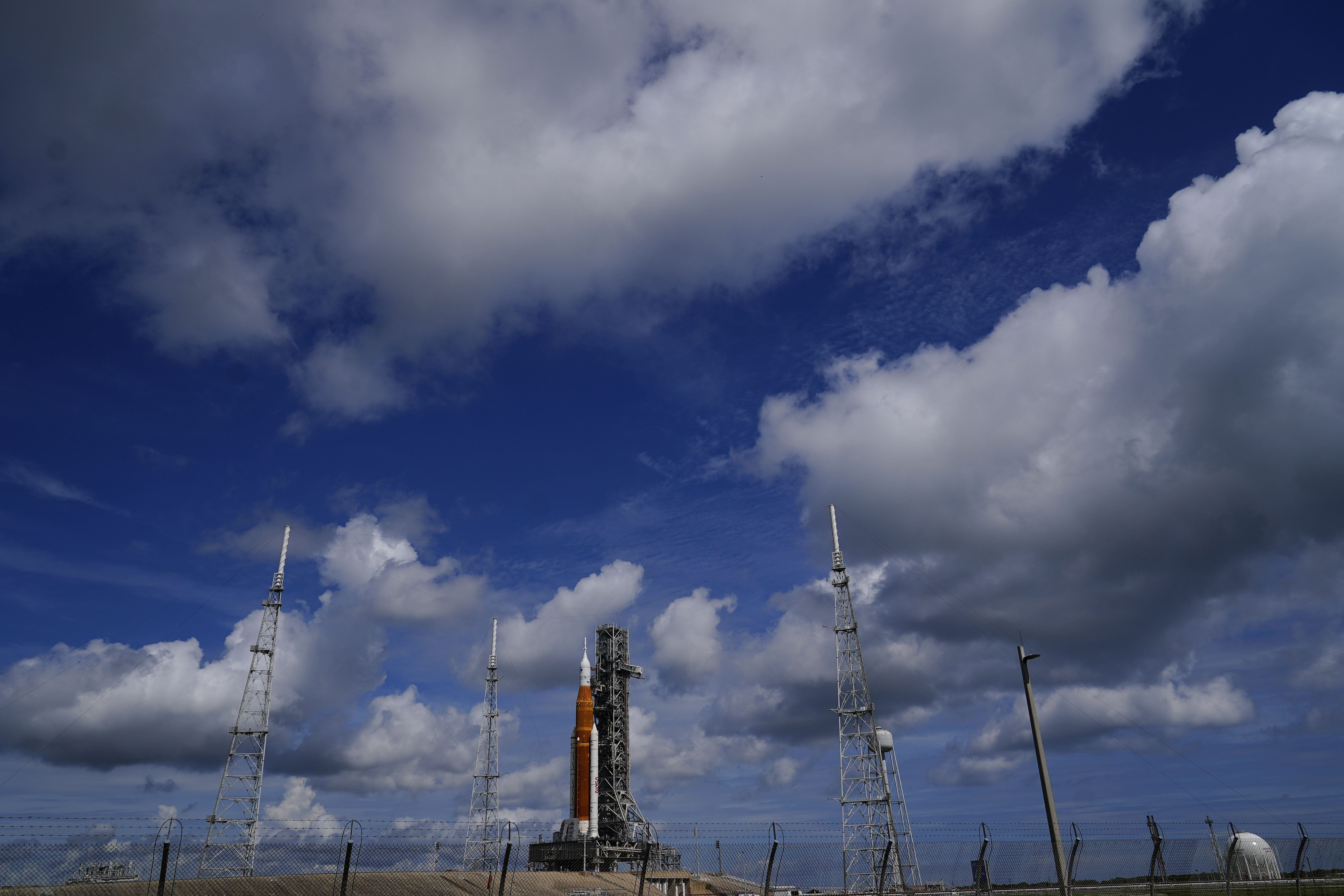 NASA moon rocket on track for launch despite lightning hits | El Dorado ...