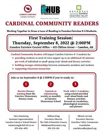 Camden Fairview offering training session for volunteer reading program ...