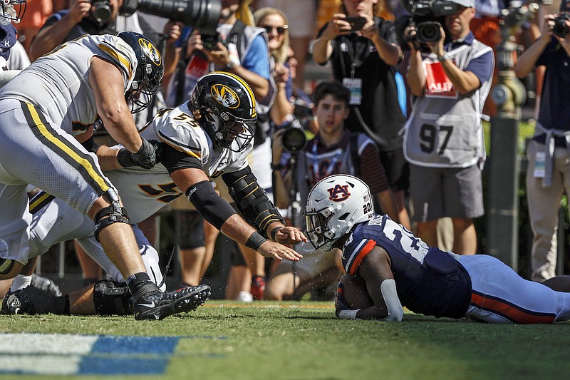 Fumble recovery seals Auburn’s win | The Arkansas Democrat-Gazette ...