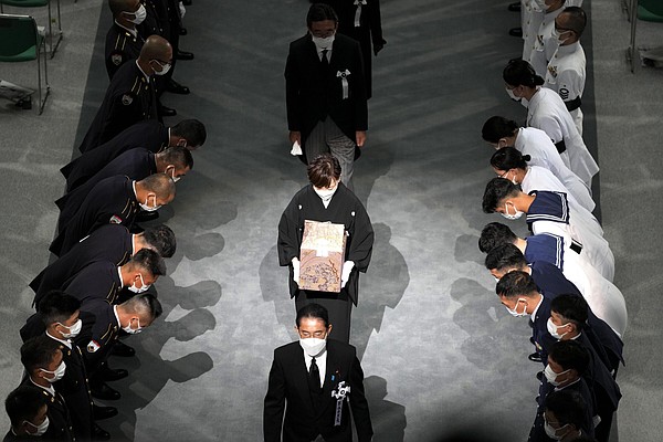 Japan polarized by Abe state funeral | The Arkansas Democrat-Gazette ...
