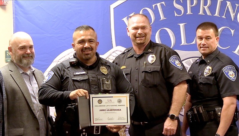 WATCH: Officers honored for lifesaving actions | Hot Springs Sentinel ...