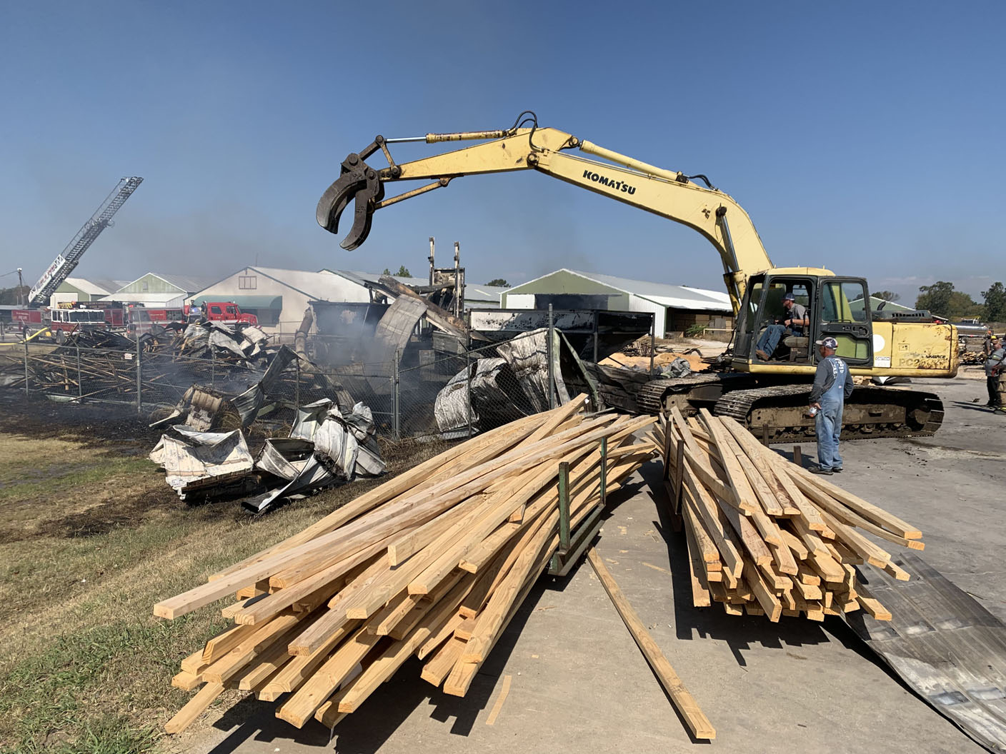 Fire destroys building at Latco Truss in Lincoln | Northwest Arkansas ...