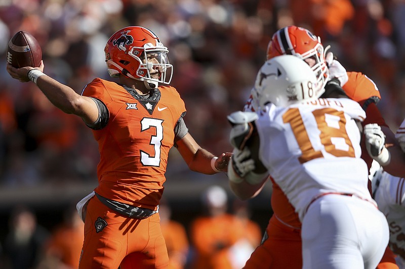 No. 11 Oklahoma St. rallied past No. 20 Texas, 41-34 | Texarkana Gazette