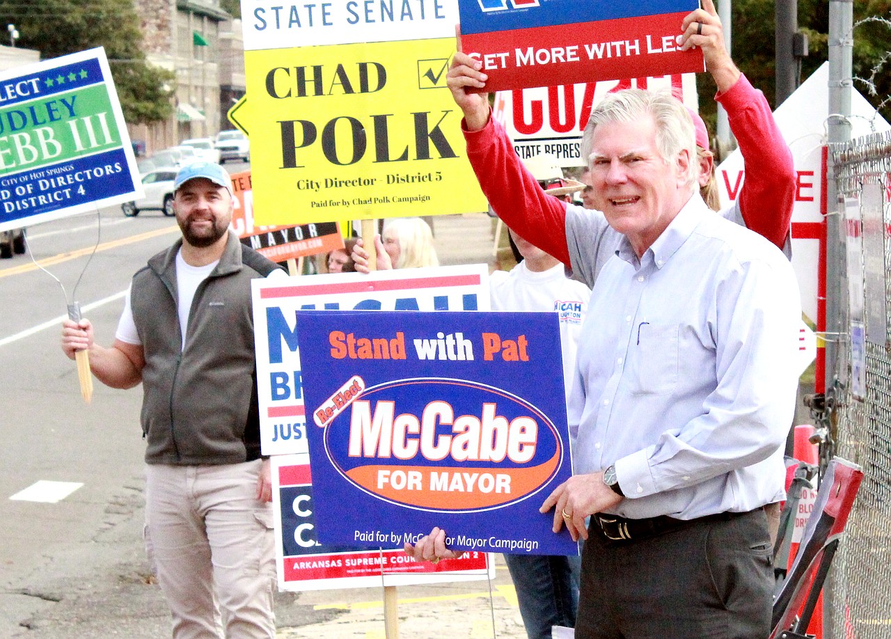 WATCH: McCabe wins new term as mayor | Hot Springs Sentinel Record
