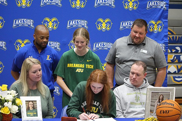 WATCH: Lady Ram signs for Arkansas Tech | Hot Springs Sentinel Record