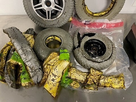 Feds: Cocaine worth $450,000 seized from wheelchair wheels | Fulton Sun
