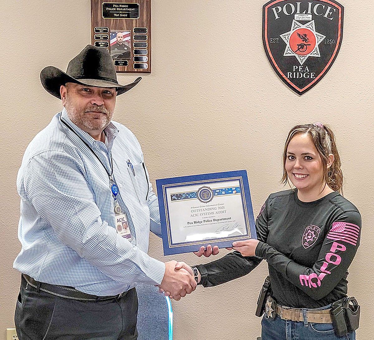Pea Ridge Police Department gets perfect audit score | Northwest ...