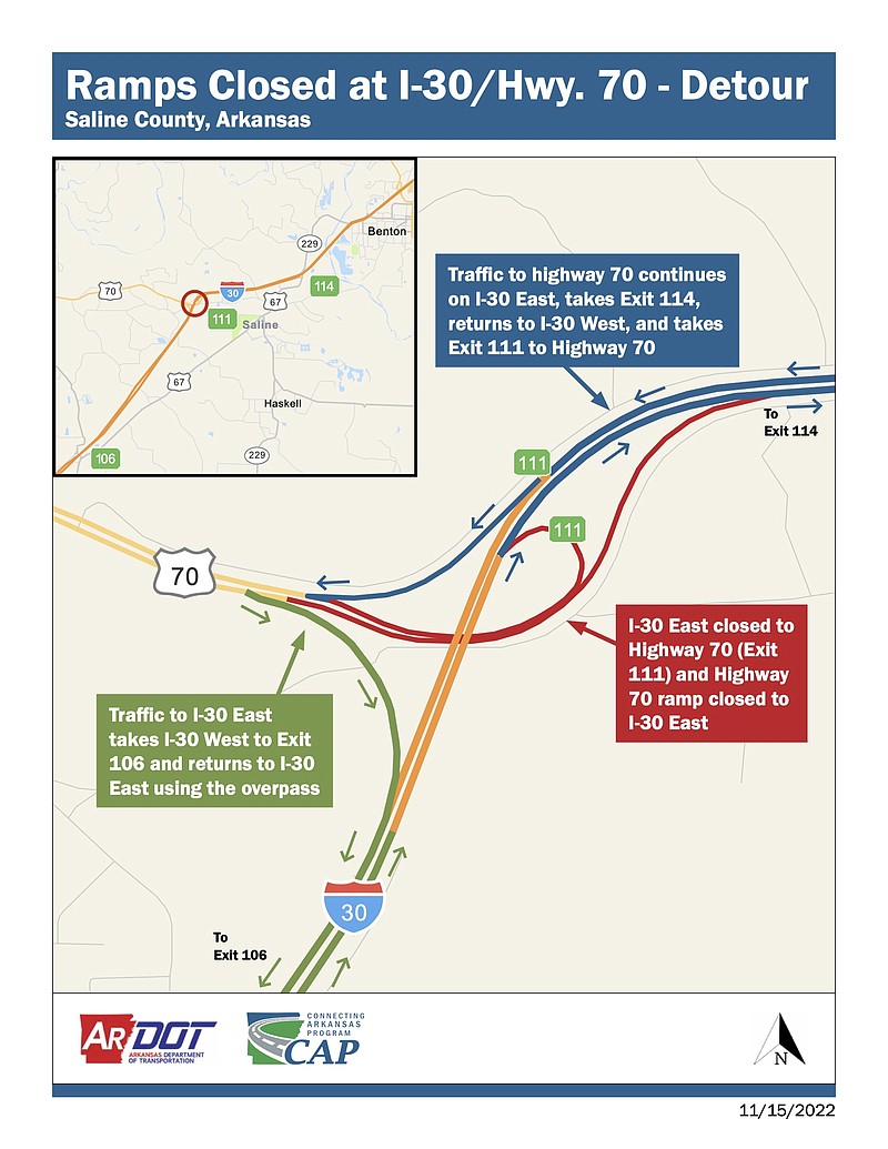 I-30 work to impact travel to and from Hot Springs | Hot Springs ...