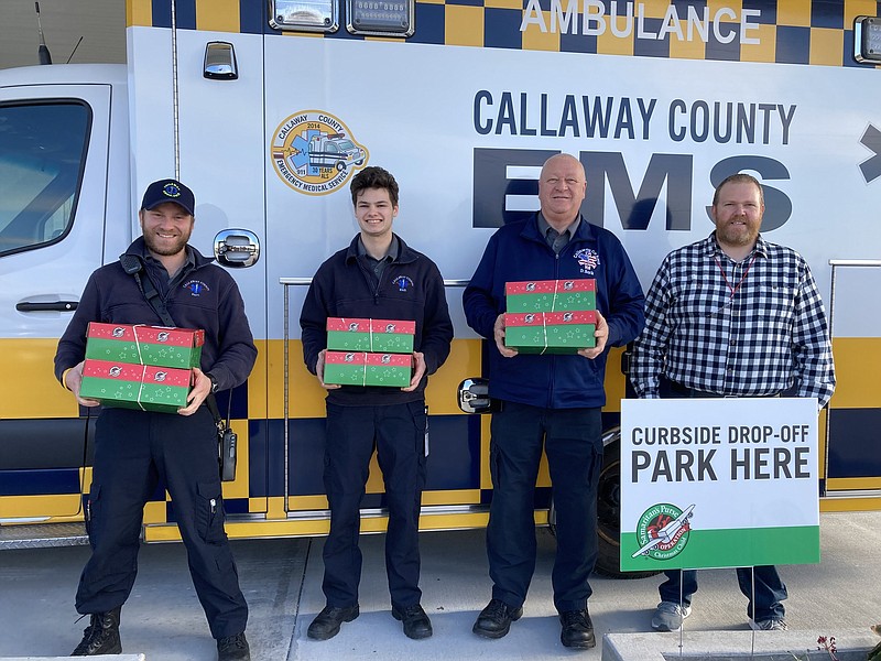 Callaway County EMS donates to Operation Christmas Child | Jefferson ...