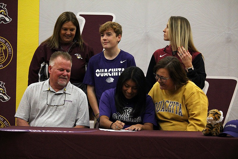 Lady Wolves sign to play Division II volleyball | Hot Springs Sentinel ...