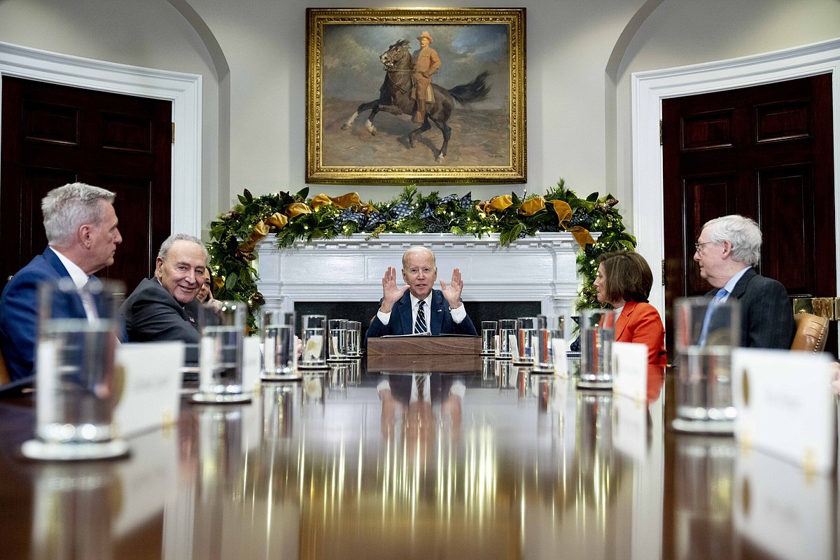 Biden, congressional leaders meet | Northwest Arkansas Democrat-Gazette