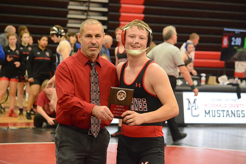 Smith Achieves Wrestling Milestone | McDonald County Press