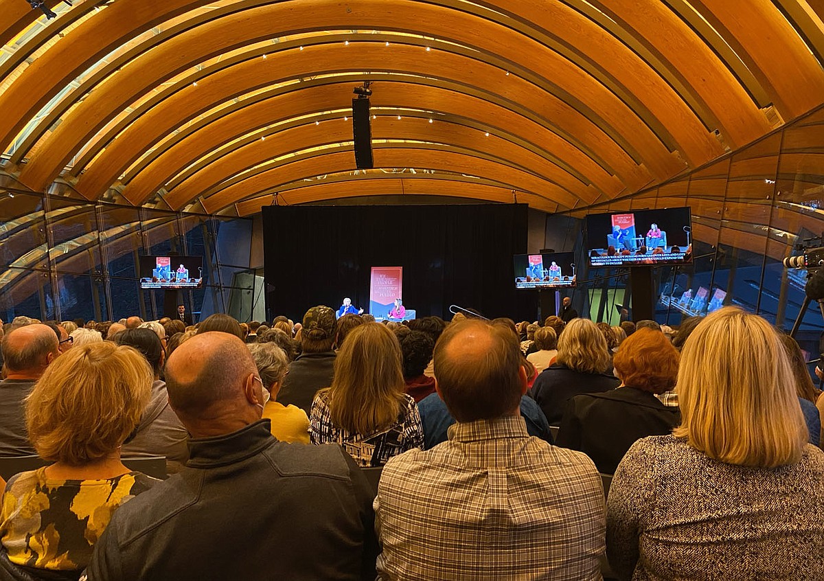Hillary Clinton speaks on democracy, abortion, misinformation during ...