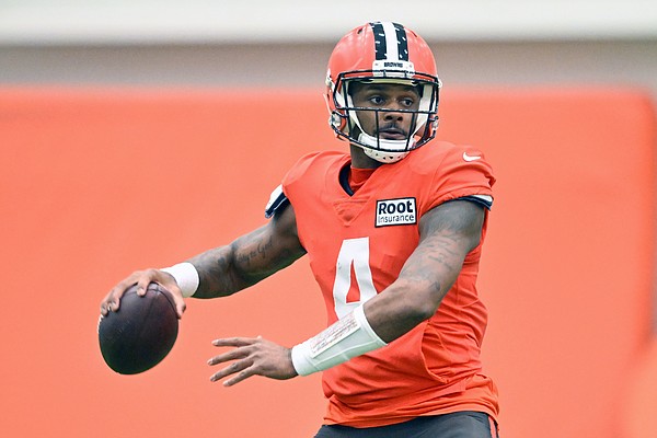 Browns QB Watson only talks football after NFL suspension | Texarkana ...