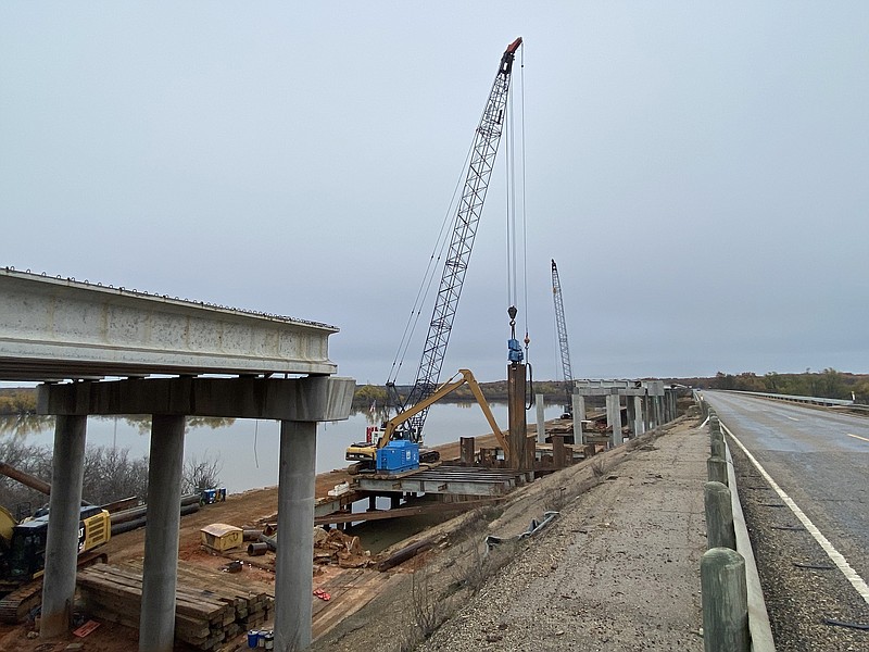 Rural Wright Patman bridge about 75% complete | Texarkana Gazette