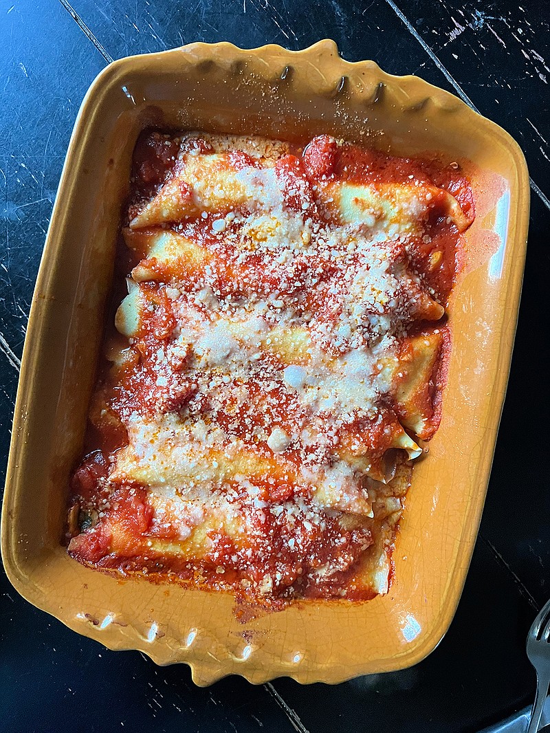 Three Cheese and Spinach Manicotti lifts the winter doldrums ...