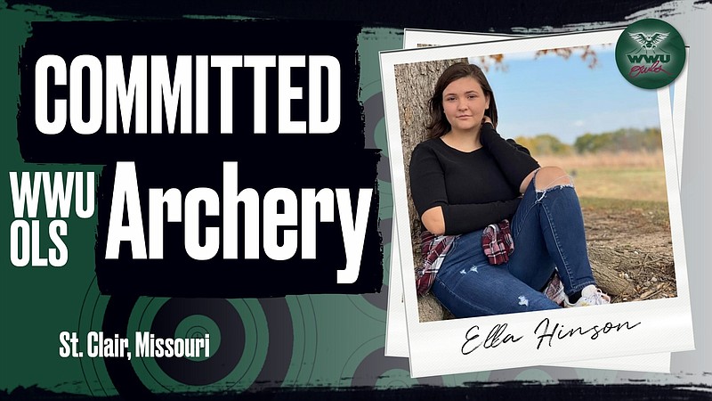 St. Clair senior Hinson commits to WWU’s outdoor life sports archery ...
