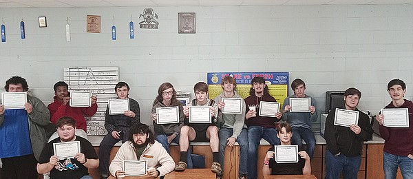 Twenty-Two SHS Students Earn OSHA Certifications | El Dorado News
