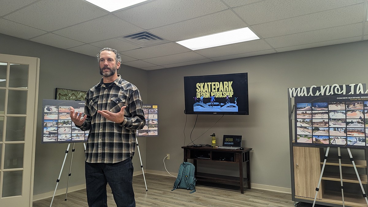 Spohn Ranch representative leads skatepark design meeting | Magnolia ...