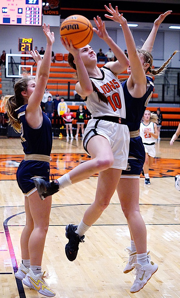 Lady Lions edge out Lady Saints in final seconds | Westside Eagle Observer