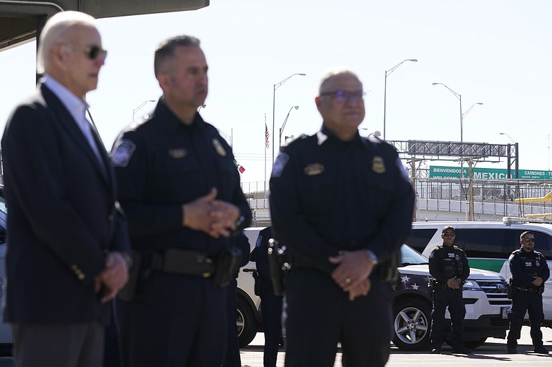 Biden inspects busy port of entry along US-Mexico border | Fulton Sun