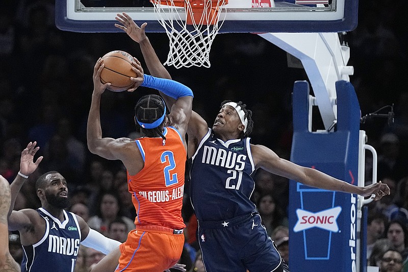 Gilgeous-Alexander scores 33, leads Thunder past Mavericks | Texarkana ...