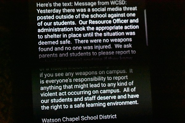 WCSD leader addresses late text after threat post | Northwest Arkansas ...