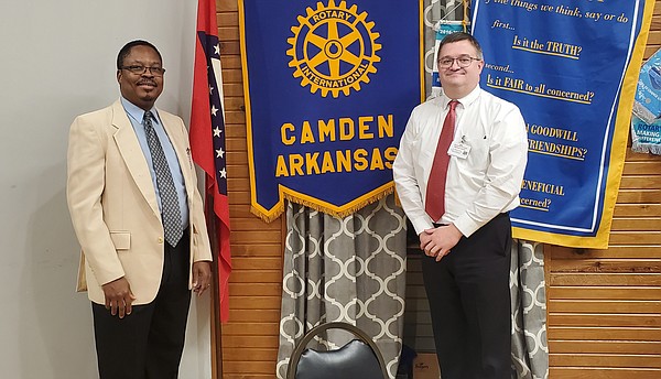 Dr. Cimenga Tshibaka speaks at Rotary | Camden News