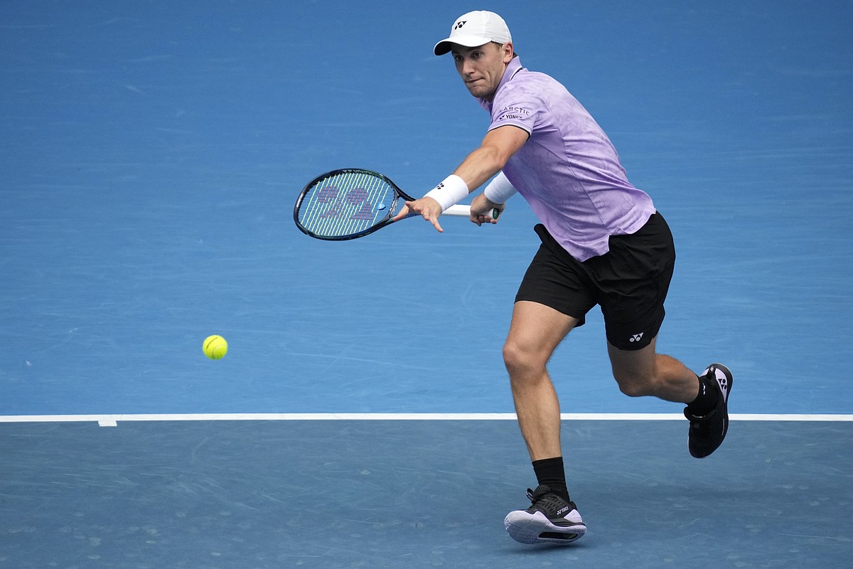 Upsets continue; Ruud ousted in second round | The Arkansas Democrat ...