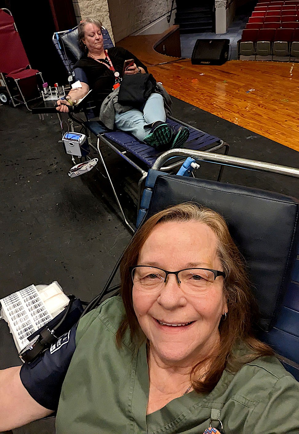 Students and staff give blood at Gentry blood drive | Westside Eagle ...
