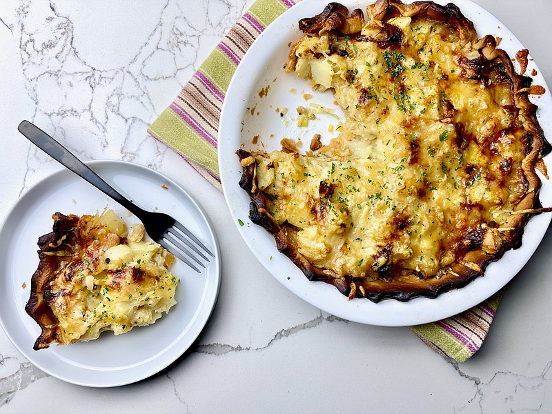 Cheesy potato, onion pie a warming respite | El Dorado News