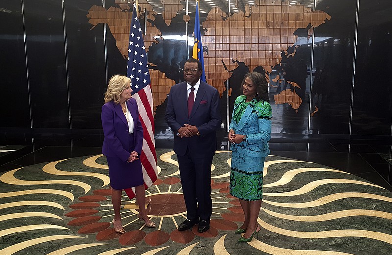 Namibian dancers, president welcome Jill Biden to Africa | El Dorado News