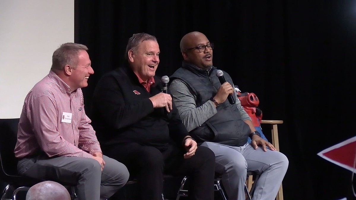 WATCH | Pittman speaks about success at HSV Razorback Club | Hot ...