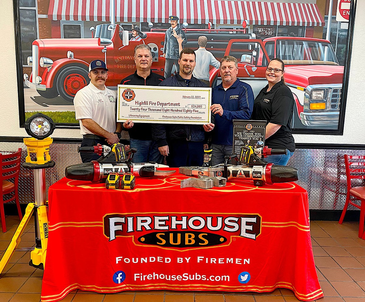 Highfill Fire Department awarded lifesaving equipment from Firehouse ...