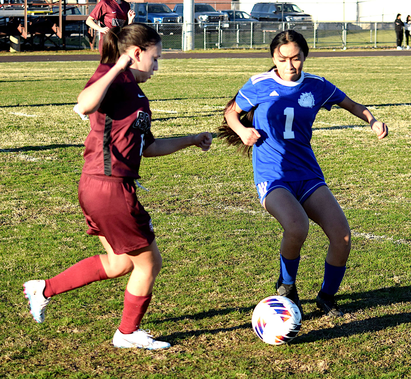 Lady Bulldogs keep step ahead of Lady Pioneers in first soccer match ...