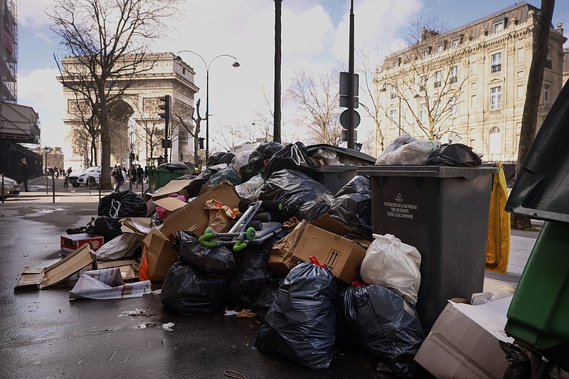 French strike nationwide as garbage piles up over pensions | The ...