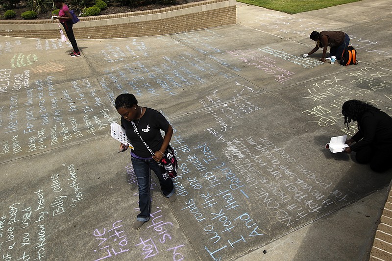 Remember when Pulaski Tech students literally marked National Poetry ...